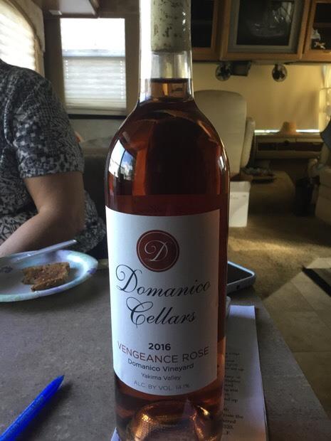2016 Domanico Cellars Vengeance Rosé Domanico Vineyard, USA, Washington ...