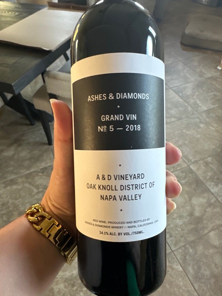 2018 Ashes & Diamonds Grand Vin No 4 A & D Vineyard, USA, California ...