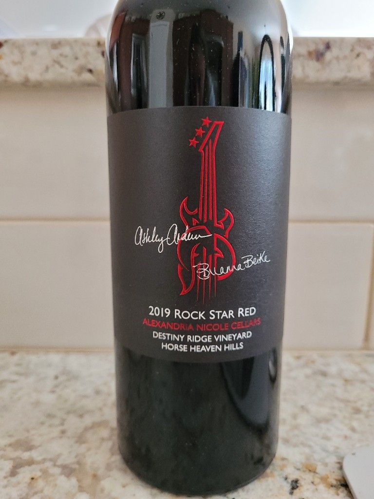 2019 Alexandria Nicole Rock Star Red Destiny Ridge Vineyards, USA ...