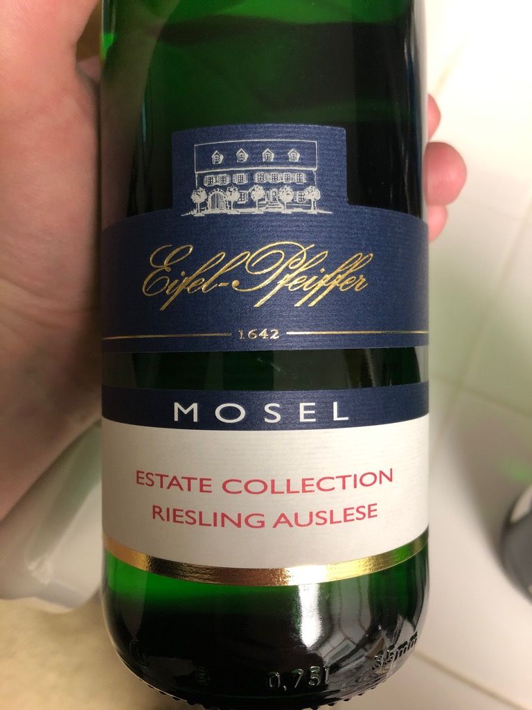 2021 Weingut Eifel Pfeiffer Riesling Auslese Estate Collection, Germany ...
