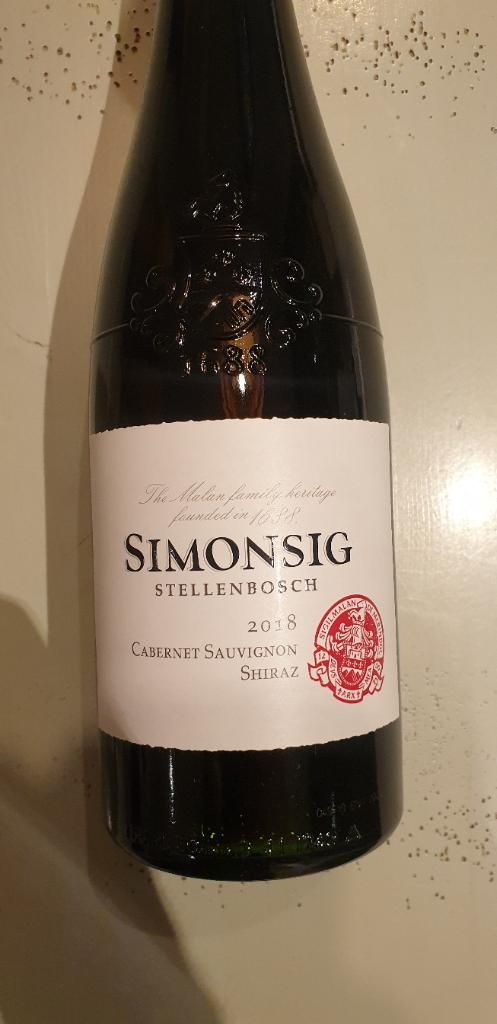 2018 Simonsig Cabernet Sauvignon Shiraz, South Africa, Coastal Region ...