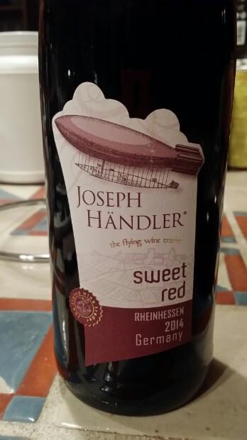 2014 Joseph Händler Dornfelder Sweet Red, Germany, Rheinhessen ...