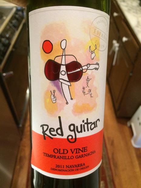 2011 Bodegas Ada Navarra Red Guitar Tempranillo-Garnacha, Spain ...