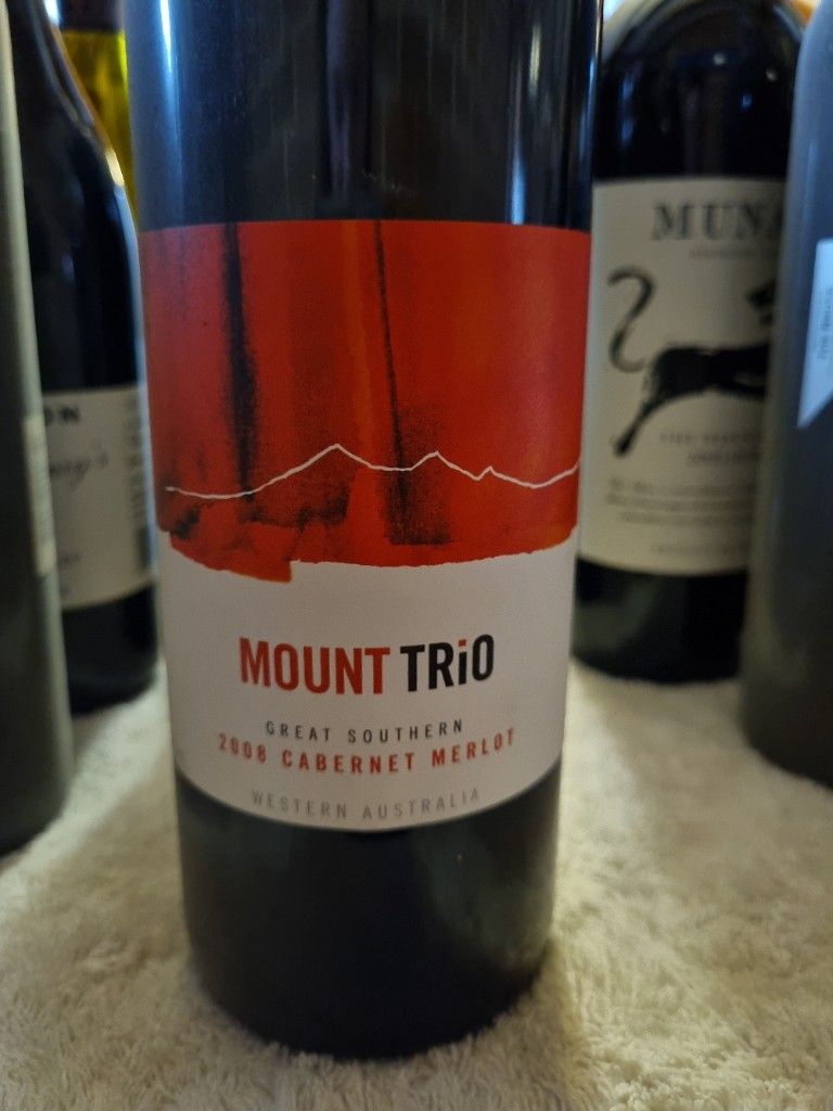 2008 Mount Trio Cabernet Merlot, Australia, Western Australia, South ...