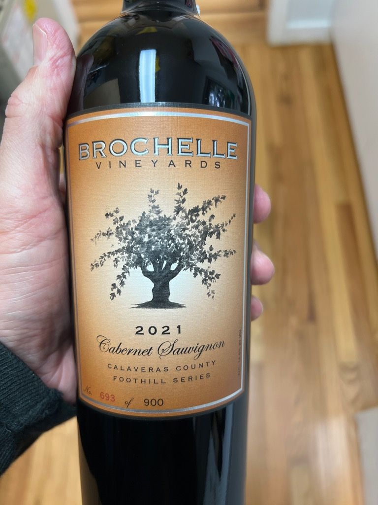 2021 Brochelle Vineyards Cabernet Sauvignon Foothill Series, USA ...