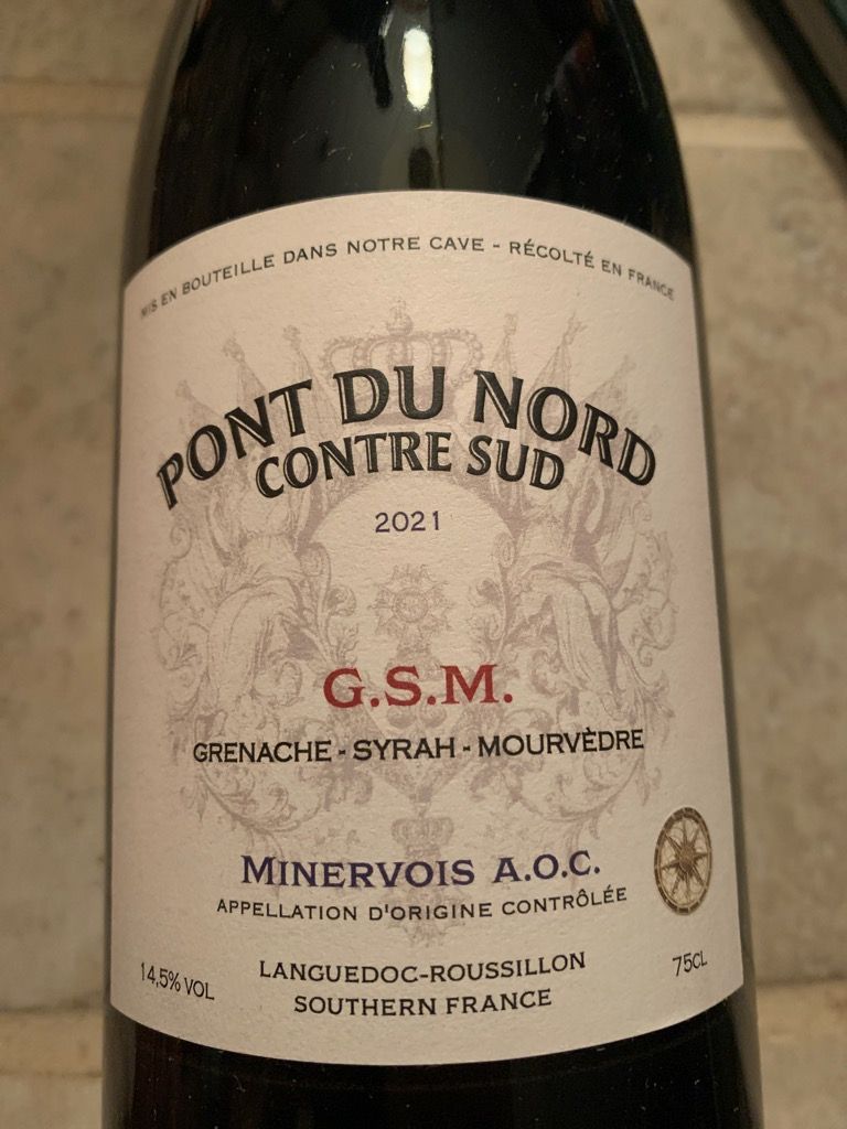 2020 Pont du Nord Contre Sud Grenache Blanc, France, Languedoc ...