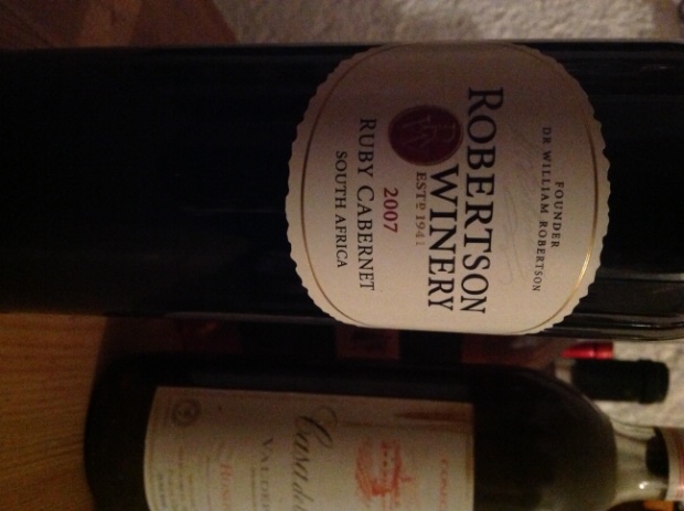 2010 Robertson Winery Ruby Cabernet, South Africa, Breede River Valley ...