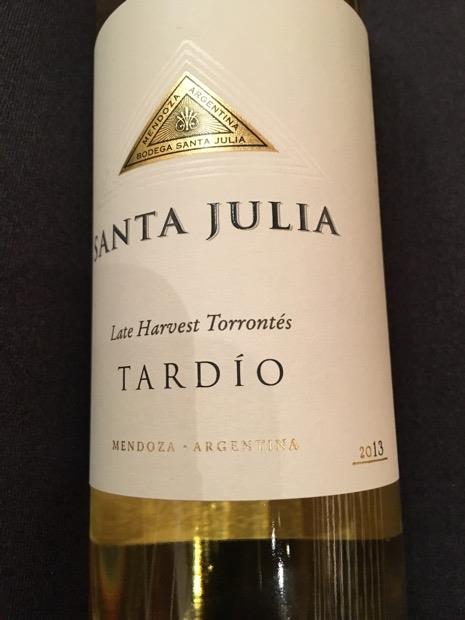 2013 Santa Julia Torrontés Late Harvest Torrontes 'Tardio', Argentina ...