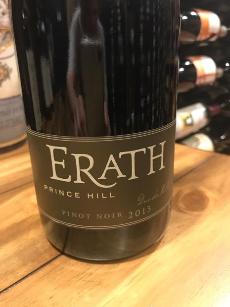 2013 Erath Pinot Noir Prince Hill, USA, Oregon, Willamette Valley ...