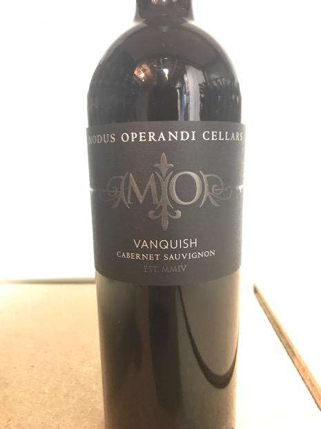 2016 Modus Operandi Cellars Cabernet Sauvignon Vanquish, USA ...