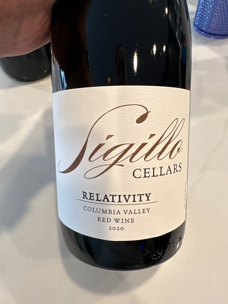2020 Sigillo Cellars Relativity, USA, Washington, Columbia Valley - CellarTracker