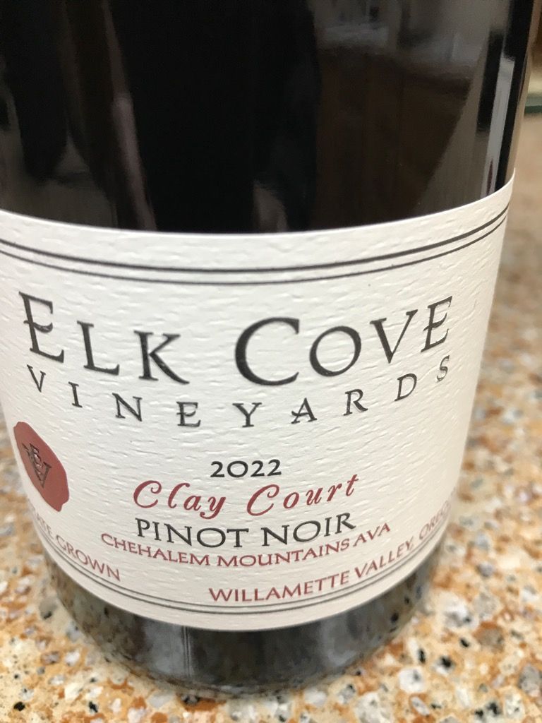 2022 Elk Cove Vineyards Pinot Noir Clay Court Vineyard, USA, Oregon ...