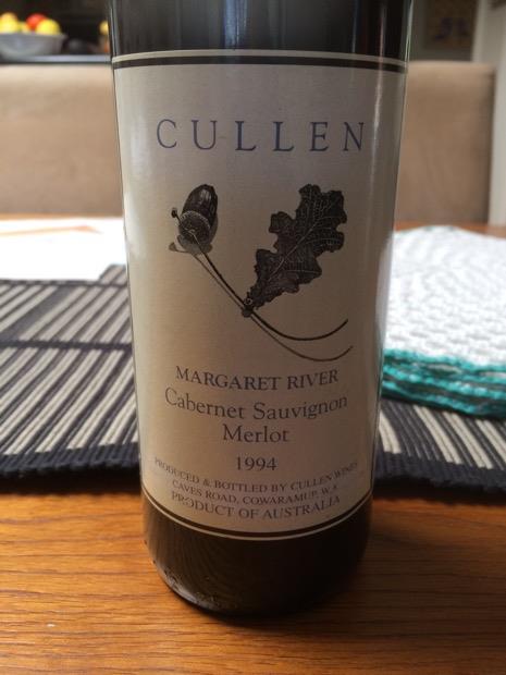 1994 Cullen Wines Cabernet Sauvignon Merlot, Australia, Western ...