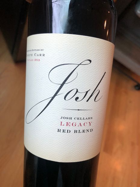 2018 Josh Cellars Legacy, USA, California - CellarTracker