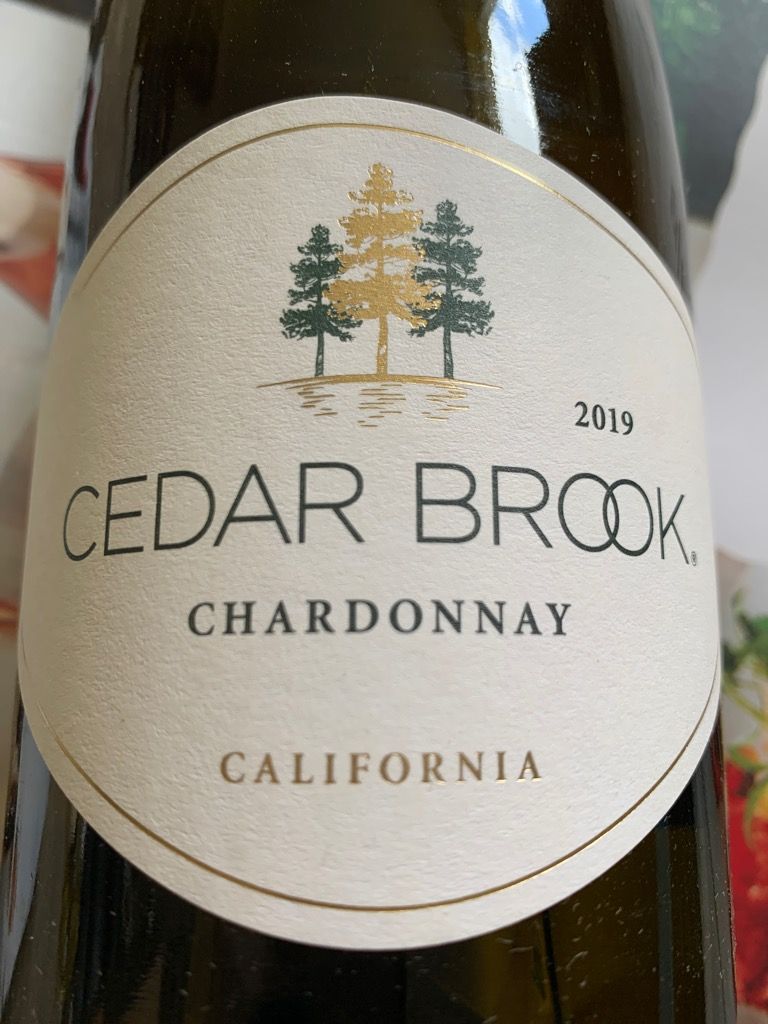 2019 Cedar Brook Chardonnay, USA, California, Napa Valley, Rutherford ...