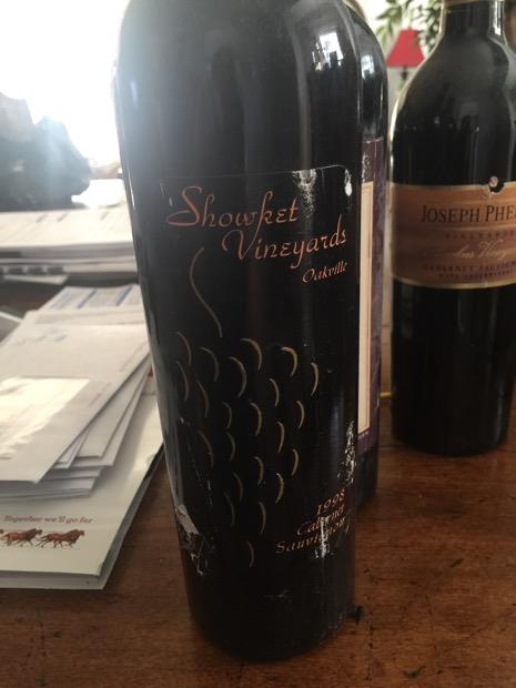 1998 Bevan Cellars Cabernet Sauvignon Showket Vineyards, USA ...