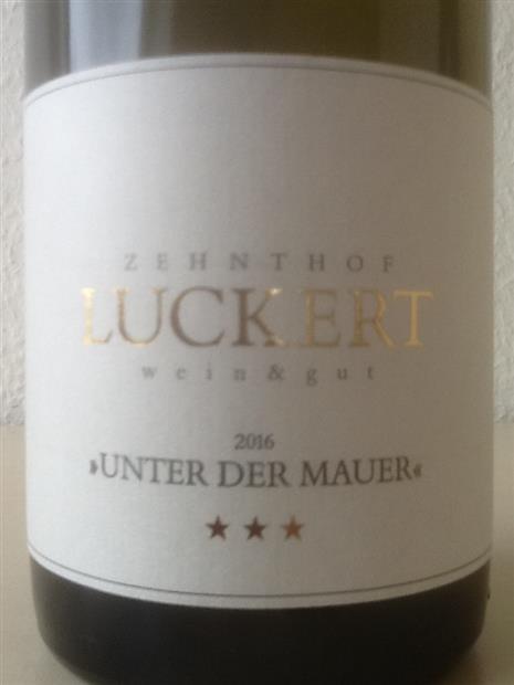 2017 Weingut Zehnthof Theo Luckert "Unter der Mauer", Germany, Franken ...