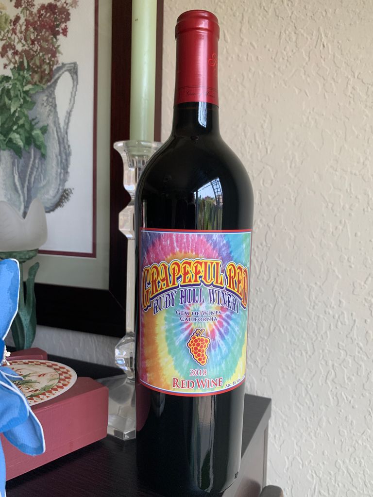 2017 Ruby Hill Winery Grapeful Red, USA, California, San Francisco Bay, Livermore Valley ...