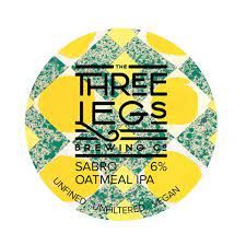 NV The Three Legs Brewing Co. Sabro Oatmeal IPA, United Kingdom ...