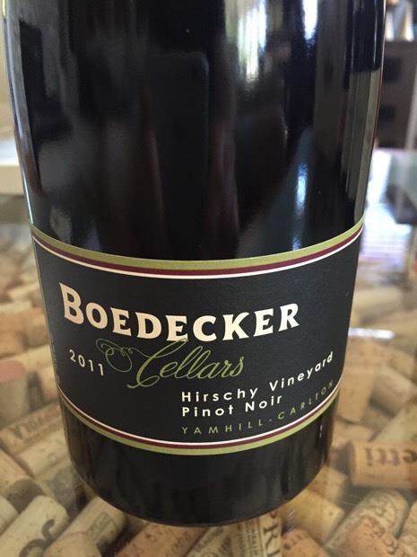 2011 Boedecker Cellars Pinot Noir Hirschy, USA, Oregon, Willamette ...