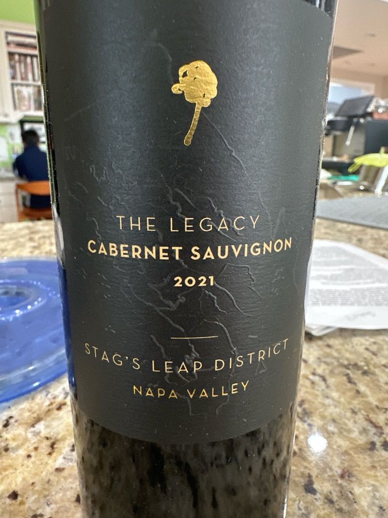 2021 The Vice Cabernet Sauvignon The Legacy, USA, California, Napa ...