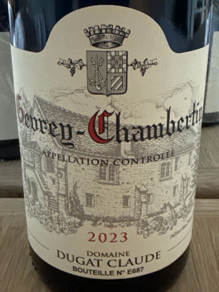 2023 Claude Dugat Gevrey-Chambertin, France, Burgundy, Côte de Nuits ...