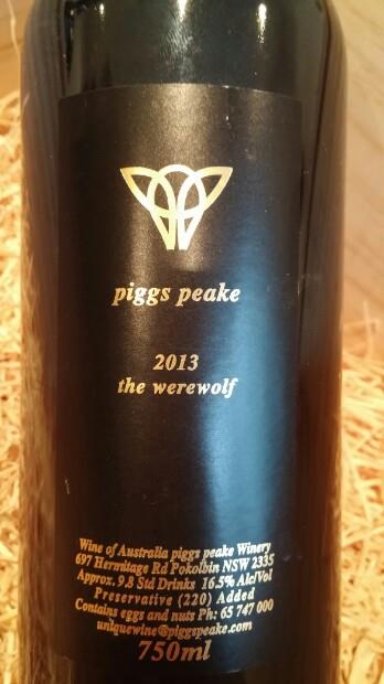 2013 Piggs Peake Werewolf, Australia - CellarTracker