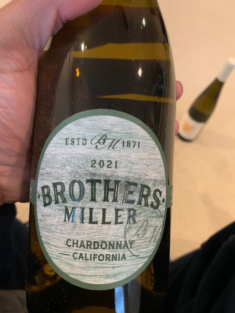 2021 Brothers Miller Chardonnay, USA, California - CellarTracker