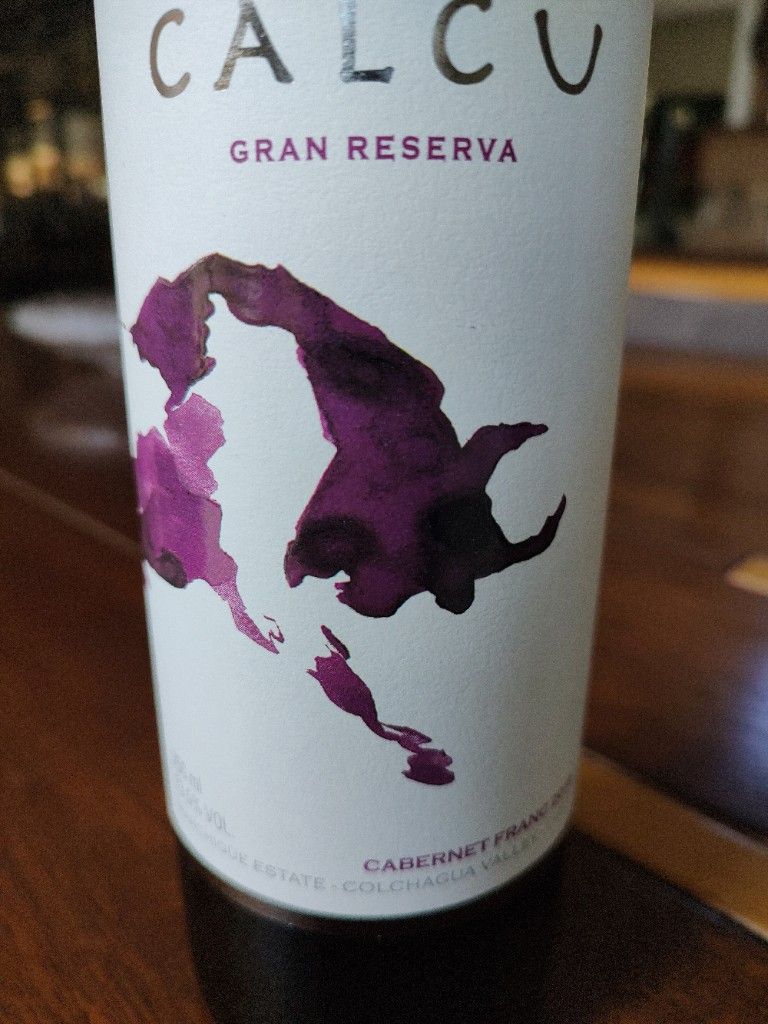 2022 Calcu Cabernet Franc Gran Reserva, Chile, Rapel Valley, Colchagua ...