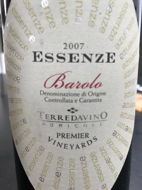 2007 Vite Colte Barolo Essenze, Italy, Piedmont, Langhe, Barolo ...