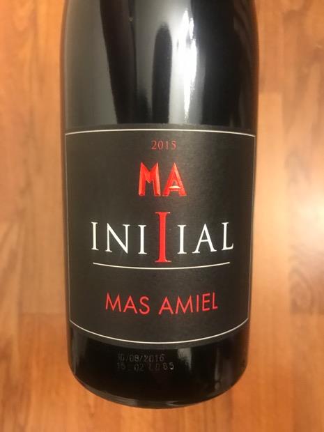 2015 Mas Amiel Maury Sec Initial, France, Languedoc Roussillon ...