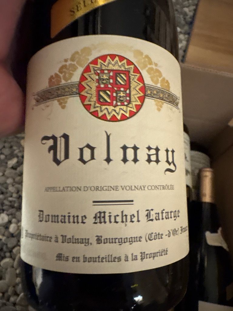 2022 Domaine Michel Lafarge Volnay Vendanges Sélectionnées, France ...