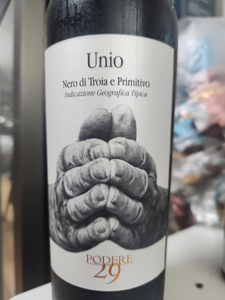 2023 Podere 29 Unio Nero di Troia e Primitivo, Italy, Puglia, Puglia ...