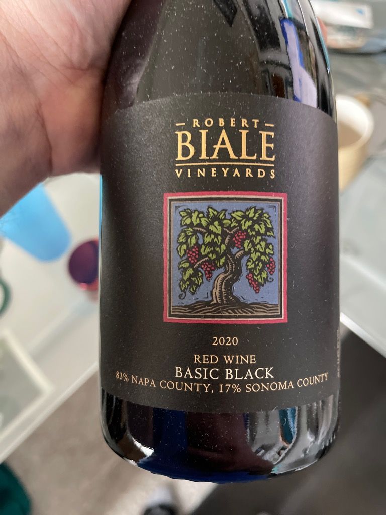 2020 Robert Biale Basic Black, USA, California, North Coast - CellarTracker