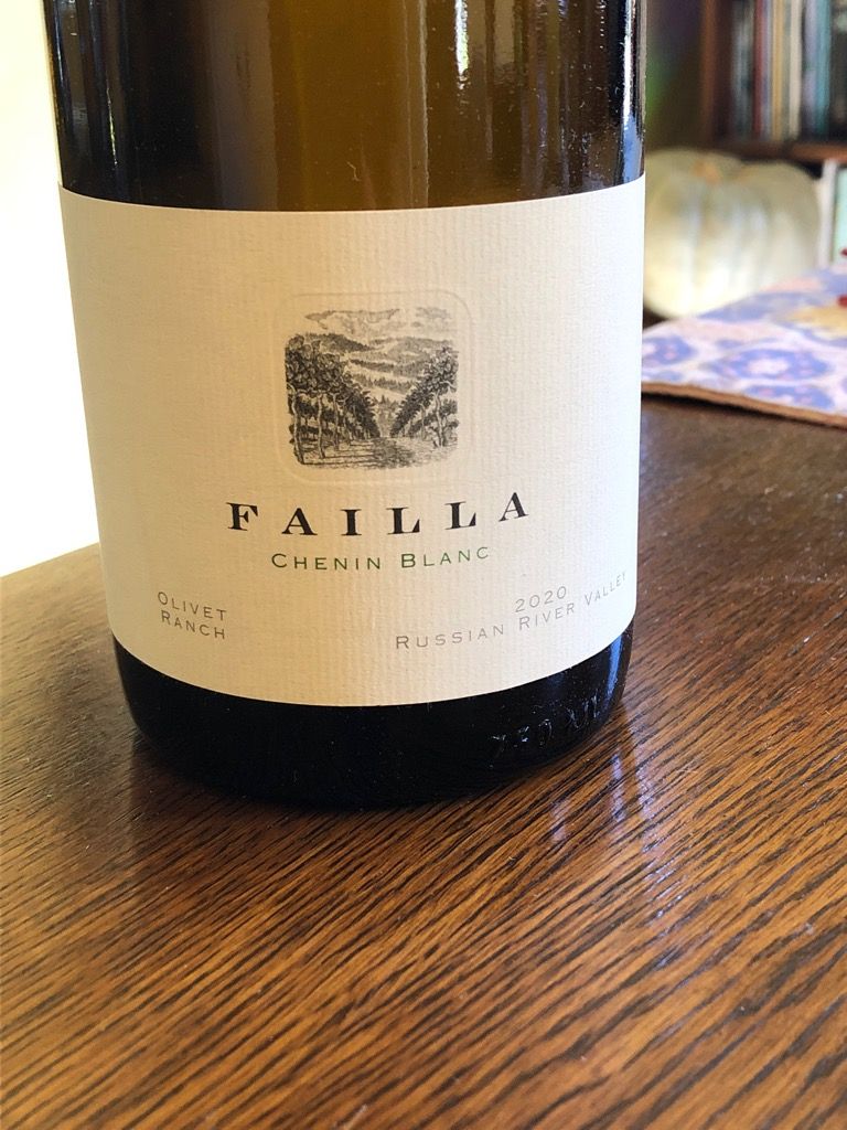 2021 Failla Chenin Blanc Olivet Ranch, USA, California, Sonoma County ...