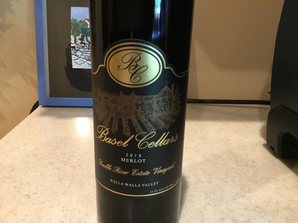 2018 Basel Cellars Merlot, USA, Washington, Columbia Valley, Walla ...