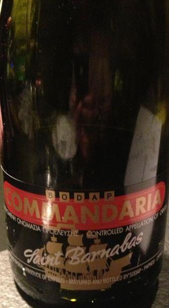 NV SODAP Saint Barnabas Commandaria, Cyprus, Commandaria - CellarTracker