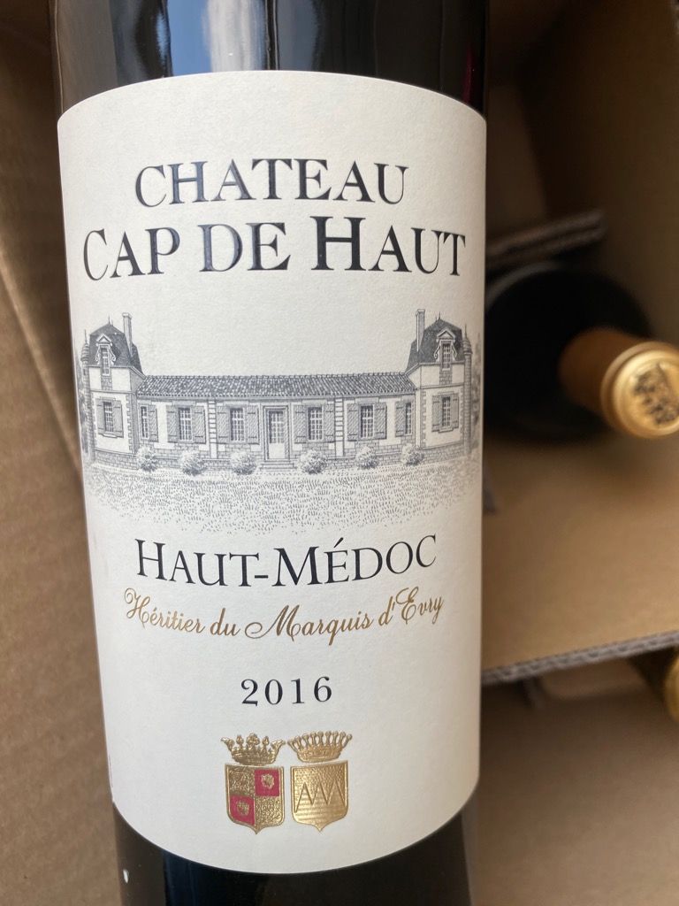 2016 Château Cap de Haut Haut-Médoc, France, Bordeaux, Médoc, Haut ...