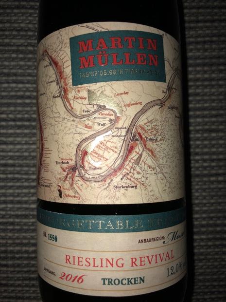 2016 Martin Müllen Unforgettable Tradition Riesling Revival trocken ...