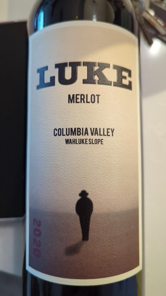 2020 Luke Wines Merlot, USA, Washington, Columbia Valley, Wahluke Slope ...