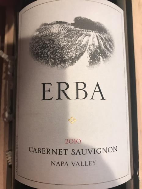 2010 Erba Mountainside Vineyards Cabernet Sauvignon, USA, California ...