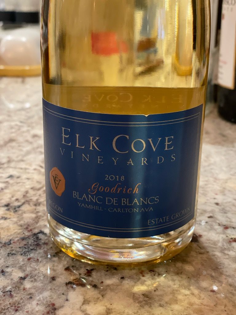 2018 Elk Cove Vineyards Blanc de Blancs Goodrich Vineyard, USA, Oregon ...