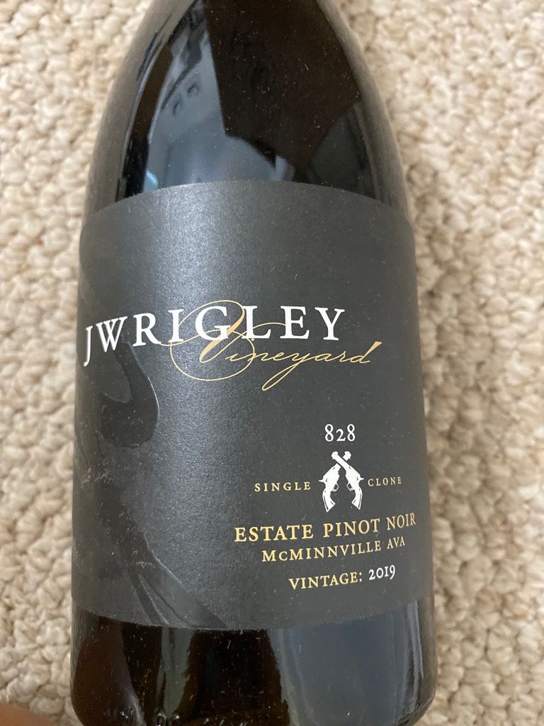 2020 J Wrigley Pinot Noir Clone 828 Estate, USA, Oregon, Willamette ...