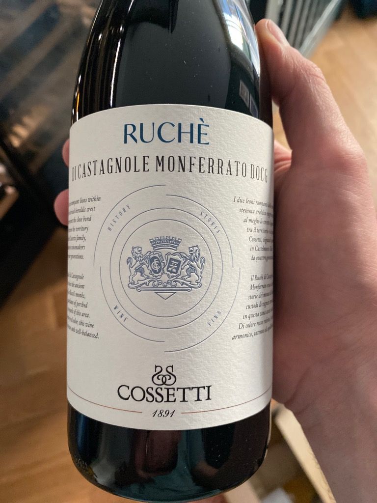 2020 Cossetti Ruché di Castagnole Monferrato, Italy, Piedmont ...
