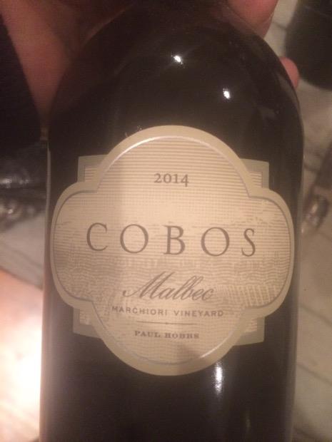 2014 Viña Cobos Malbec Cobos Marchiori Vineyard Block C2, Argentina ...