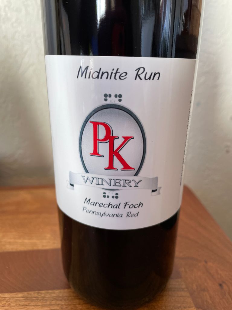 NV PK Winery Marechal Foch, USA, Pennsylvania - CellarTracker