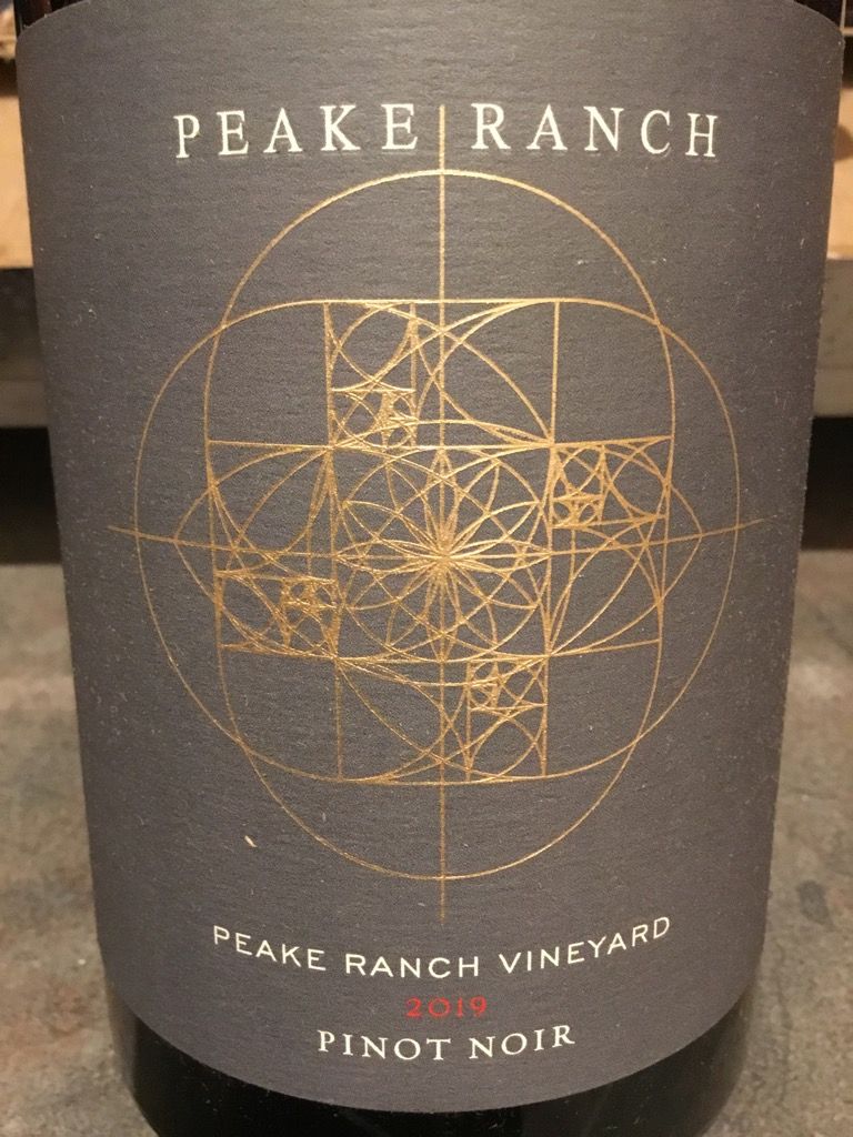 2019 Peake Ranch Pinot Noir Peake Ranch Vineyard, USA, California ...