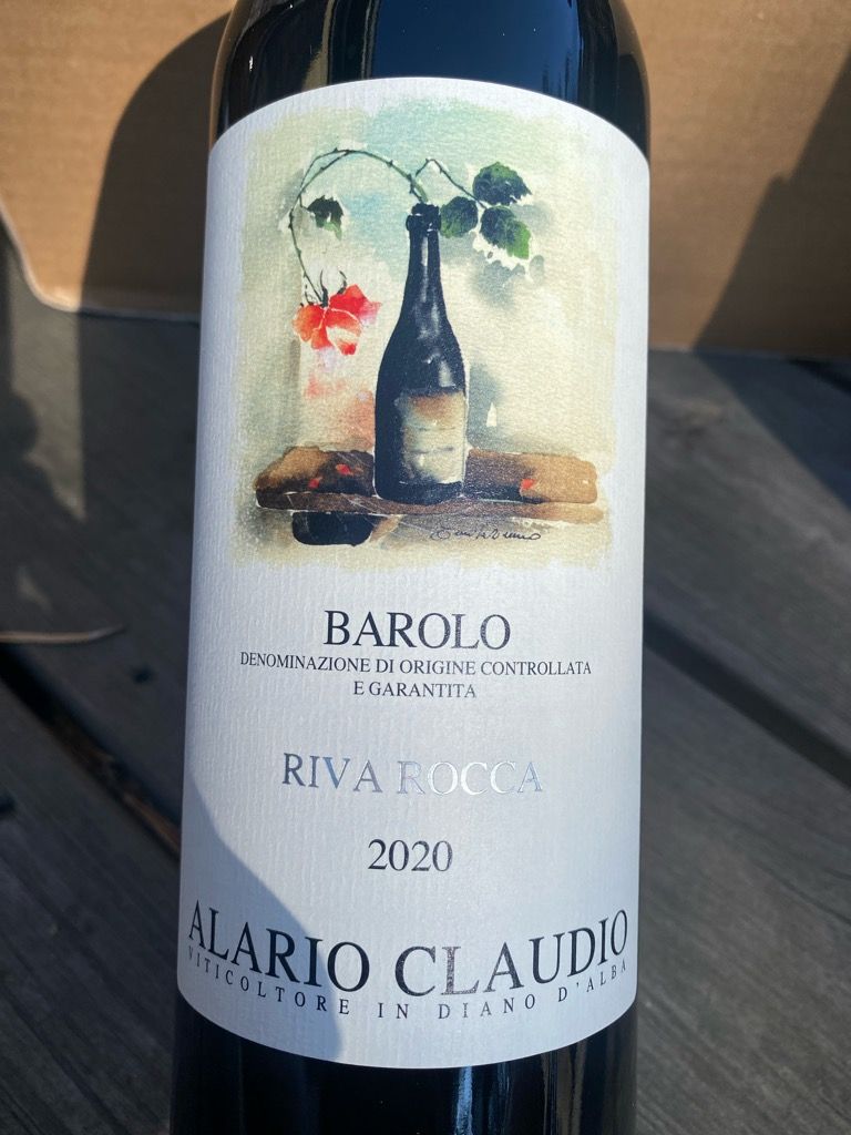 2021 Claudio Alario Barolo Riva Rocca, Italy, Piedmont, Langhe, Barolo ...