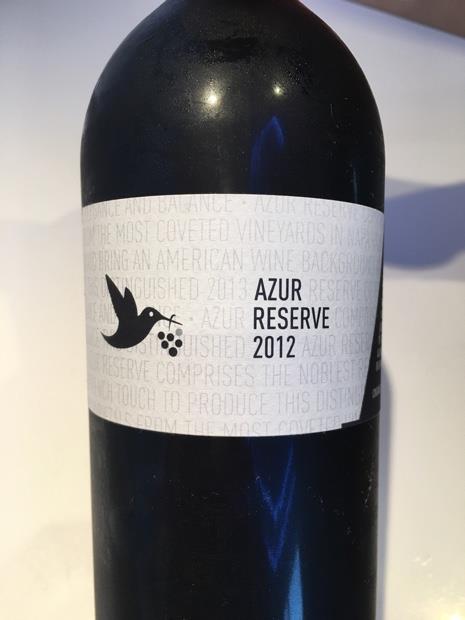 2012 Azur Reserve, USA, California, Napa Valley - CellarTracker