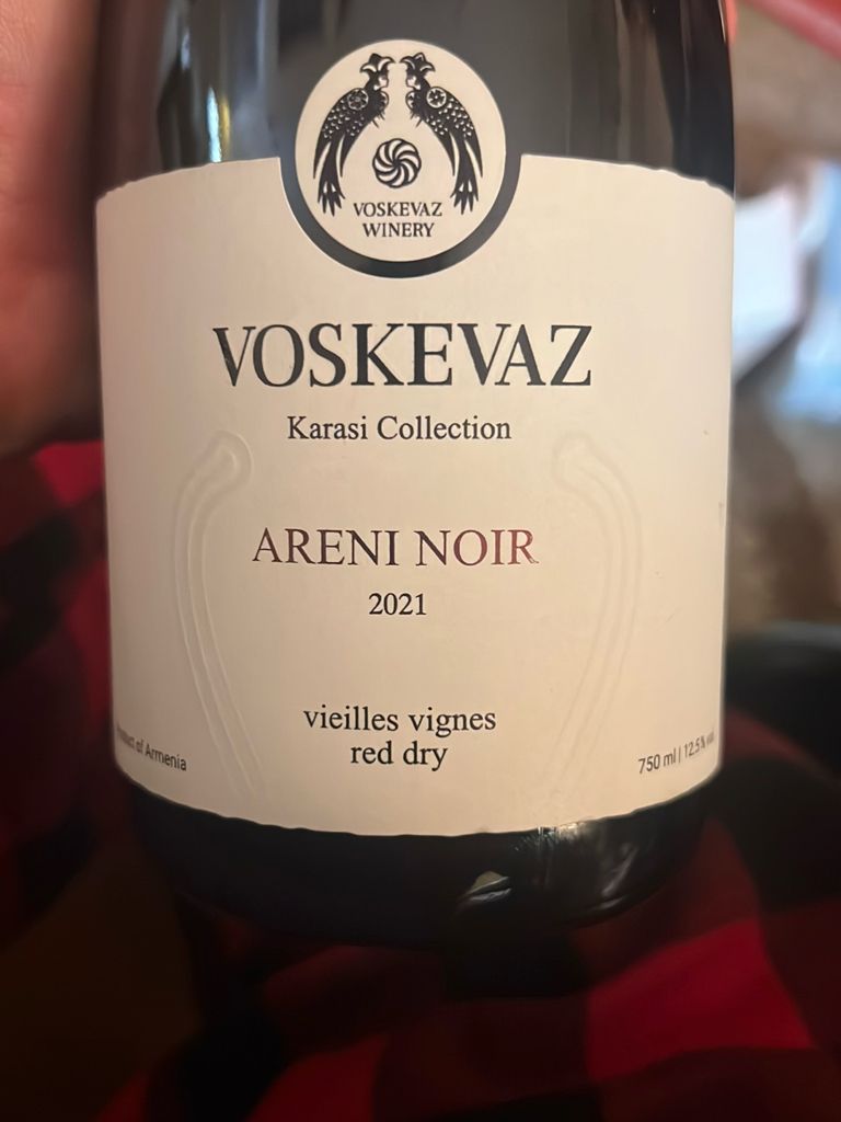 2021 Voskevaz Areni Noir Vieilles Vignes, Armenia, Aragatsotn Region ...